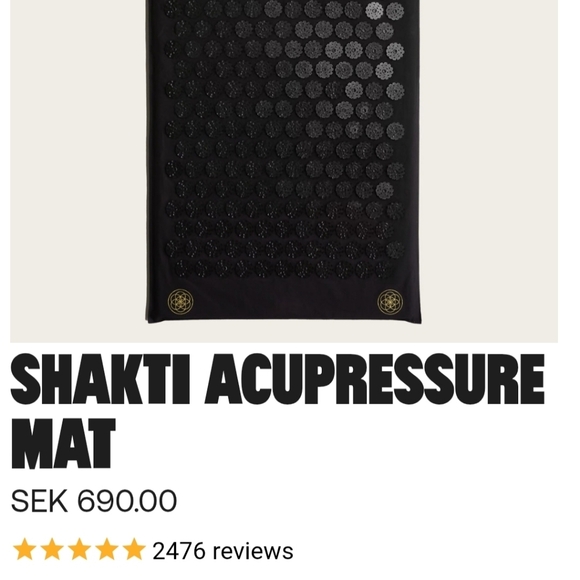 Shakti | Other | Nwt Shakti Acupressure Mat Muscle Relaxation Stress ...